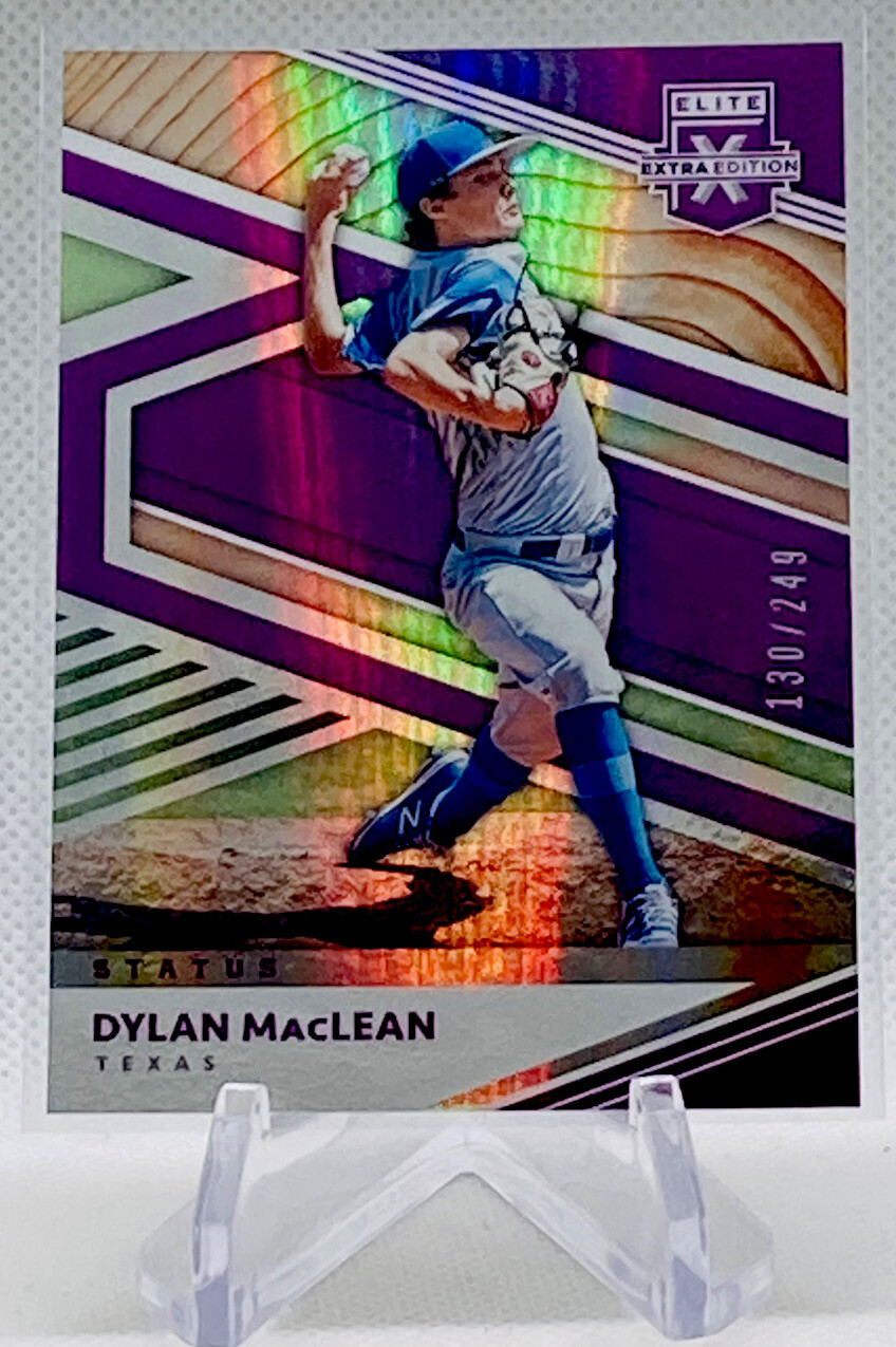 2020 Elite Extra Edition Dylan MacLean Status Purple 130/249 #122 - Rangers | eBay