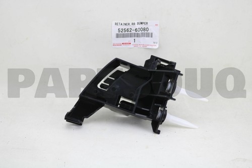5256260080 Genuine Toyota RETAINER RR BUMPER 52562-60080 | eBay
