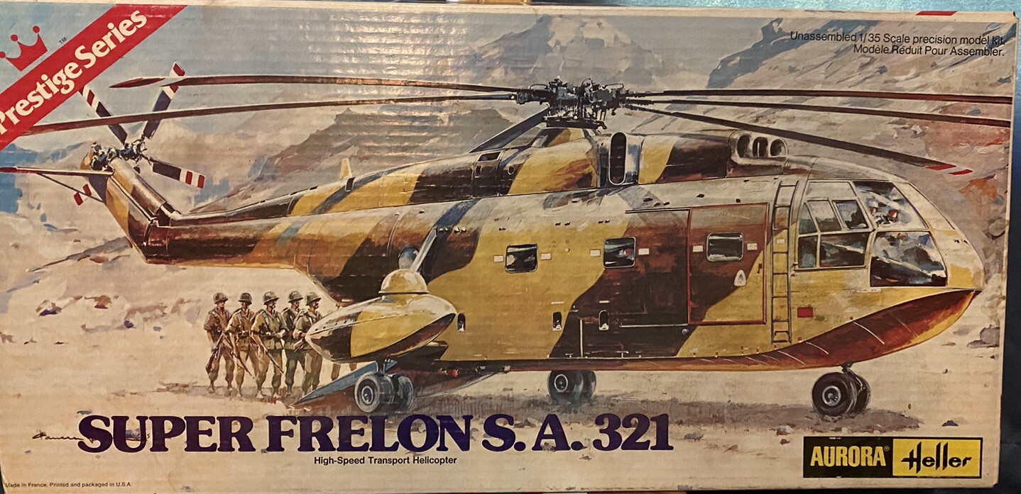 1/35 HELLER SUPER FRELON S.A.321 w TROOPS. RARE NOW! LOWEST PRICE HERE! | eBay