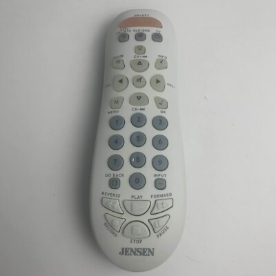 Jensen Remote Control Model DC JER 321 Tested and working!! | eBay