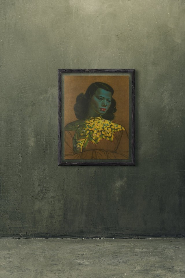 Chinese Girl. The Green Lady Print, 20x16 inches, Vladimir Tretchikoff ...