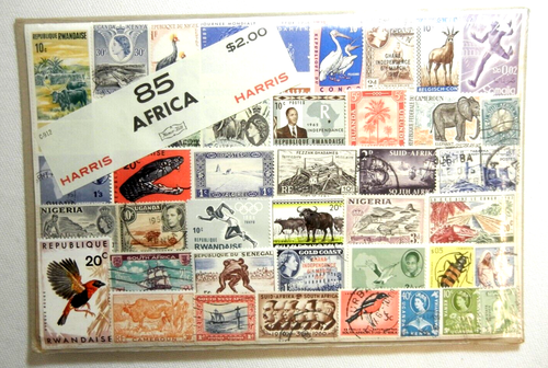 Unopened VTG Harris Postage Stamp Packet - Africa 85 | eBay