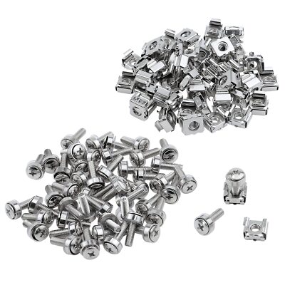 M5 x 20mm Screws Washer Cage Nut Server Cabinet Mounting Fixing Screws ...