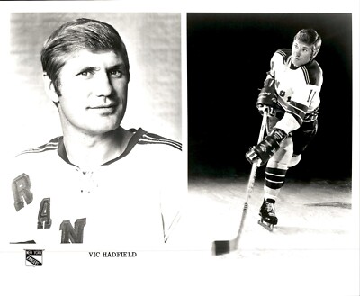 PF27 Original Photo VIC HADFIELD 1961-74 NEW YORK RANGERS NHL HOCKEY ...
