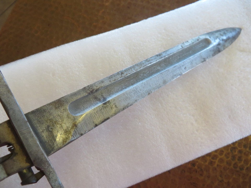 Antique WWII U.S. Army M1 Garand PAL Bayonet Flaming Bomb Blade | eBay