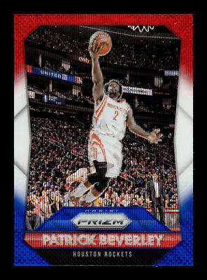 2015-16 Panini Prizm #15 Patrick Beverley Red White & Blue Prizms SP ...