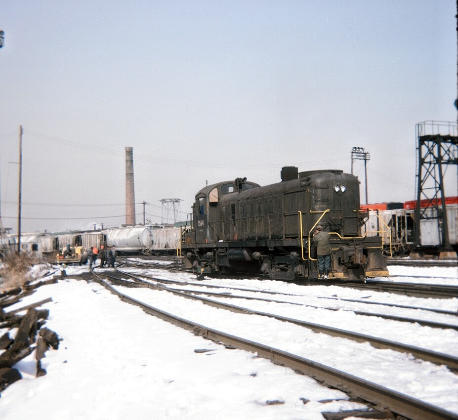 Central Railroad of New Jersey (CNJ) - RS3 - #1564 - Original 120 Slide ...