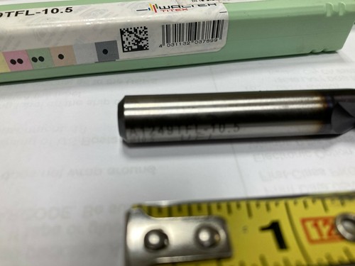 Walter-Titex A1249TFL-10.5, 10.5mm Deep Hole Jobber Drill, 130 ...