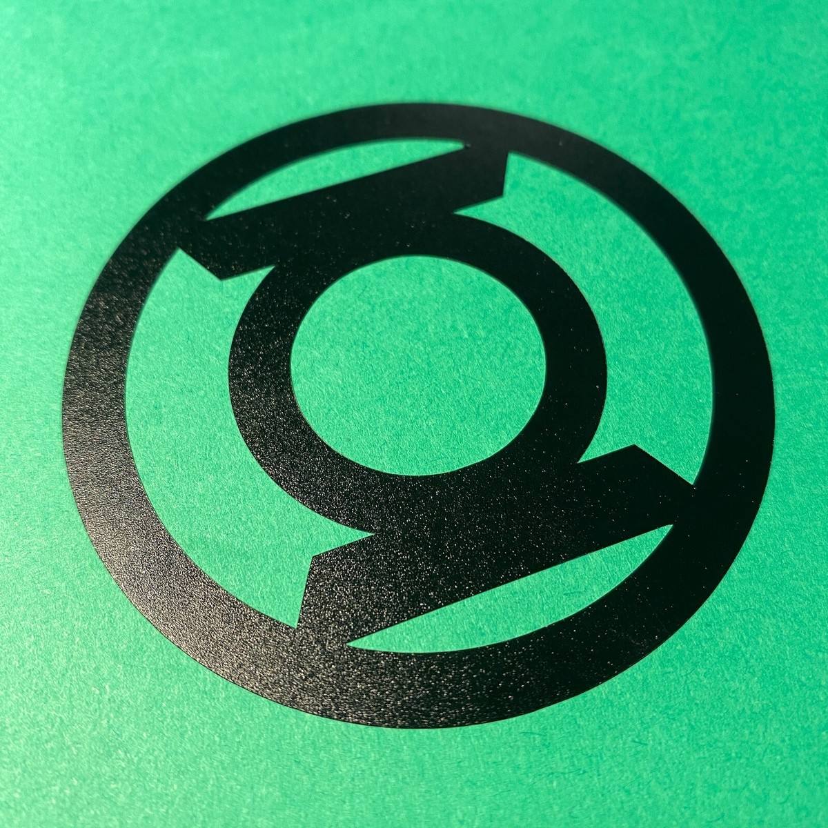 Green Lantern Symbol Stencil