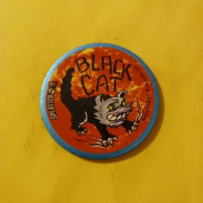 POG, BLACK CAT SCRATCH SLAMMER - BLUE Metal, 90s Retro Toy/Vintage | eBay