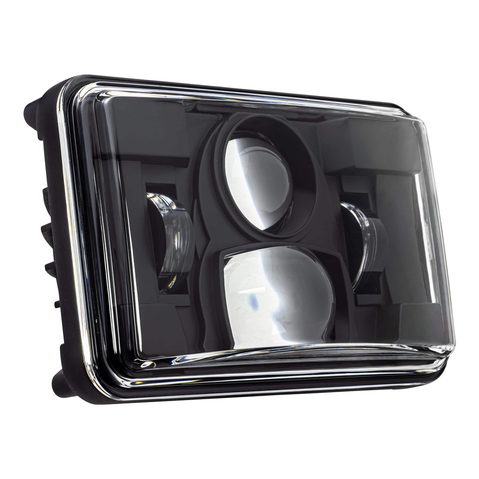 Eagle Lights Black 4in x 6in LED Headlights - Four Pack - High & Low ...