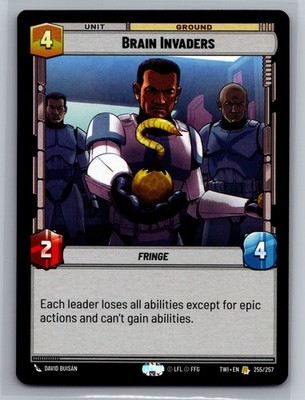 Star Wars Unlimited Twilight of the Republic #255 Brain Invaders | eBay
