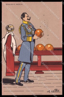 Artist Signed Naillod Royalty Bowling Berlin Kaiser A-2 Kursaal Reims ...