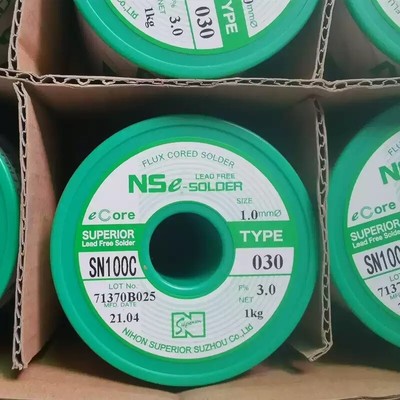 1PCS New SN100C Lead Free Solder Wire TYPE 030 1.0mm 1KG SN100C030 ...