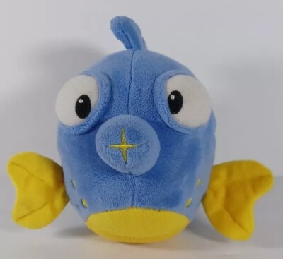 Disney Doc McStuffins Squeakers Plush 6" Blue Puffer Fish Stuffed ...