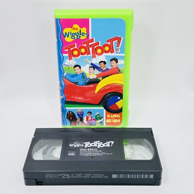 The Wiggles - Toot Toot (VHS 2000) Clamshell TV Kids Children Musical ...