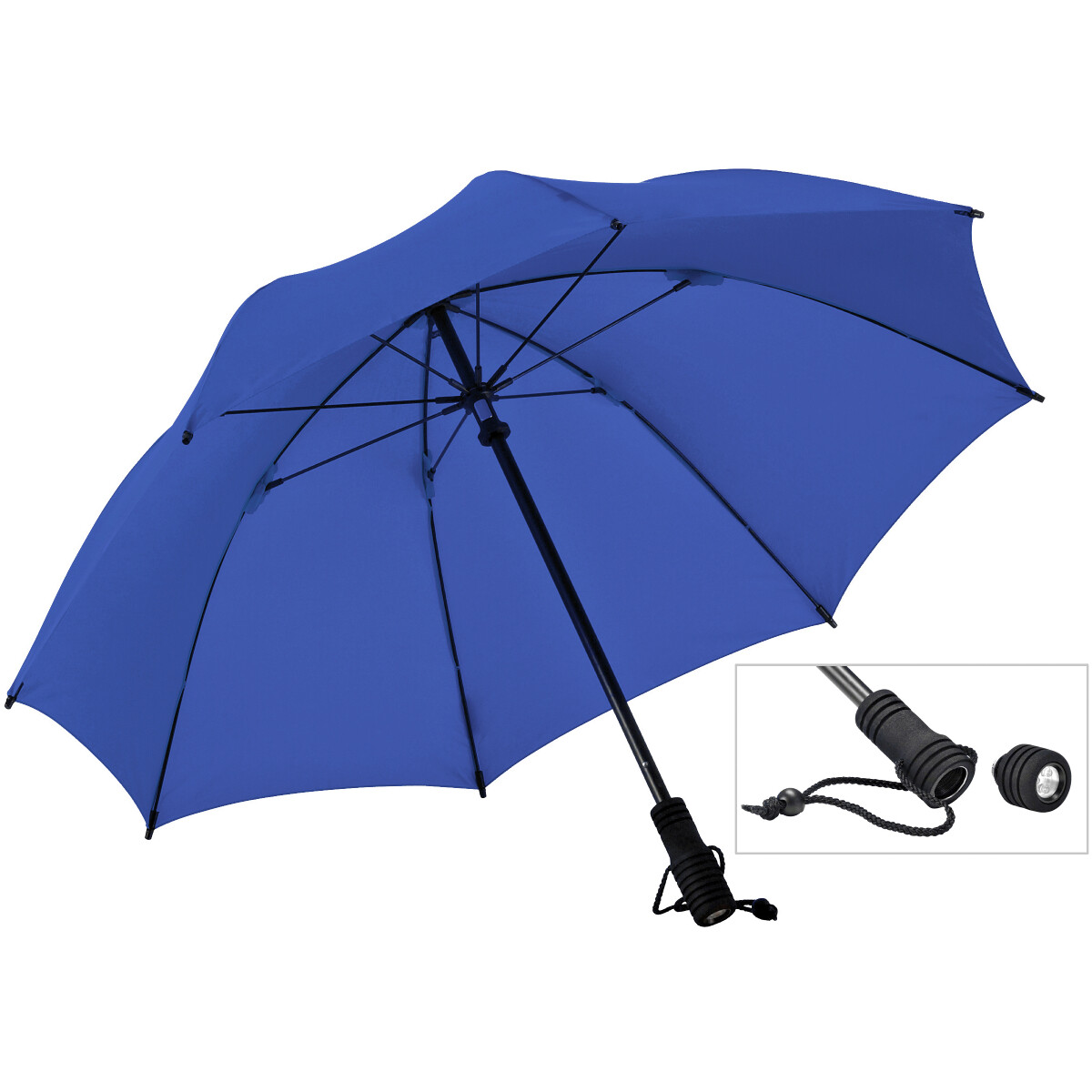 EuroSCHIRM Swing Flashlight Umbrella (Royal Blue) Lightweight Hiking ...