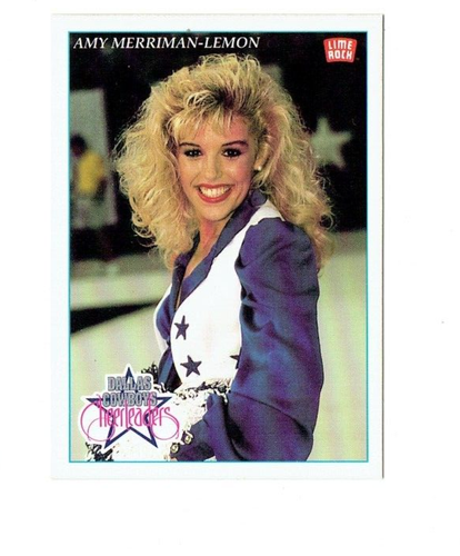 Vintage 1992 Amy Merriman Lemon Dallas Cowboys Football Cheerleaders ...