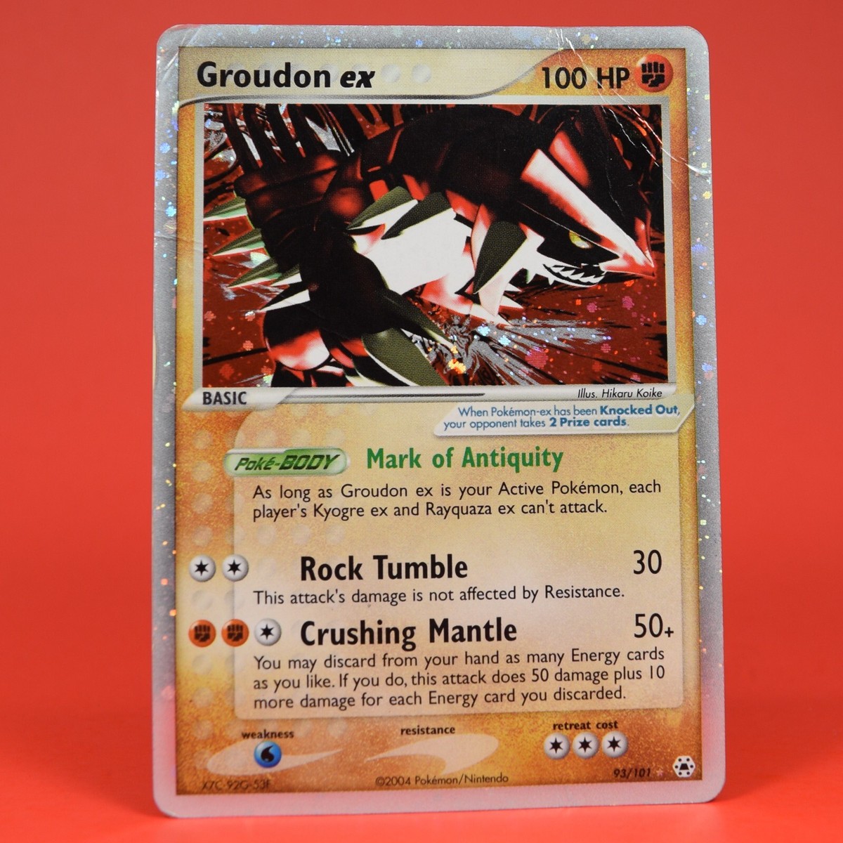 Pokemon Groudon Ex Card Groudon EX #93 Prices | Pokemon Crystal