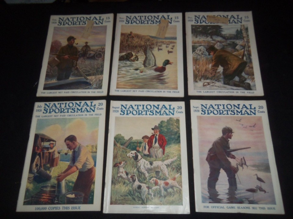 Antique NATIONAL SPORTSMAN magazine AUG 1920 Cover Print for framing | eBay