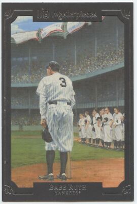 2007 UD Masterpieces Jumbo 5x7 Box Topper Babe Ruth New York Yankees # ...