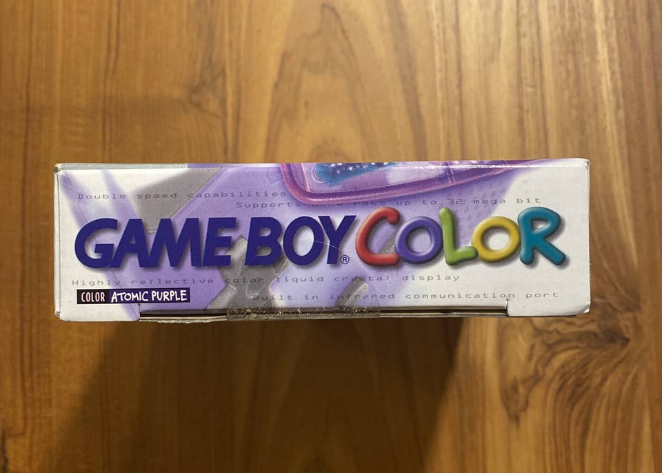 Nintendo GameBoy Game Boy Color Console Atomic Purple FACTORY SEALED ...