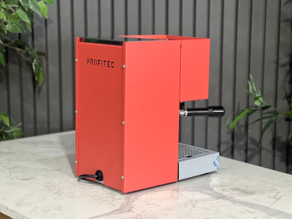 PROFITEC GO PID 1 GROUP ESPRESSO COFFEE MACHINE BRAND NEW CORAL RED ...
