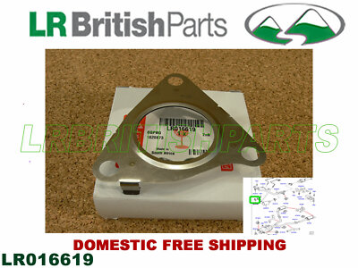 GENUINE EXHAUST PIPE GASKET LH 3.0L DIESEL RANGE ROVER SPORT DISCOVERY ...