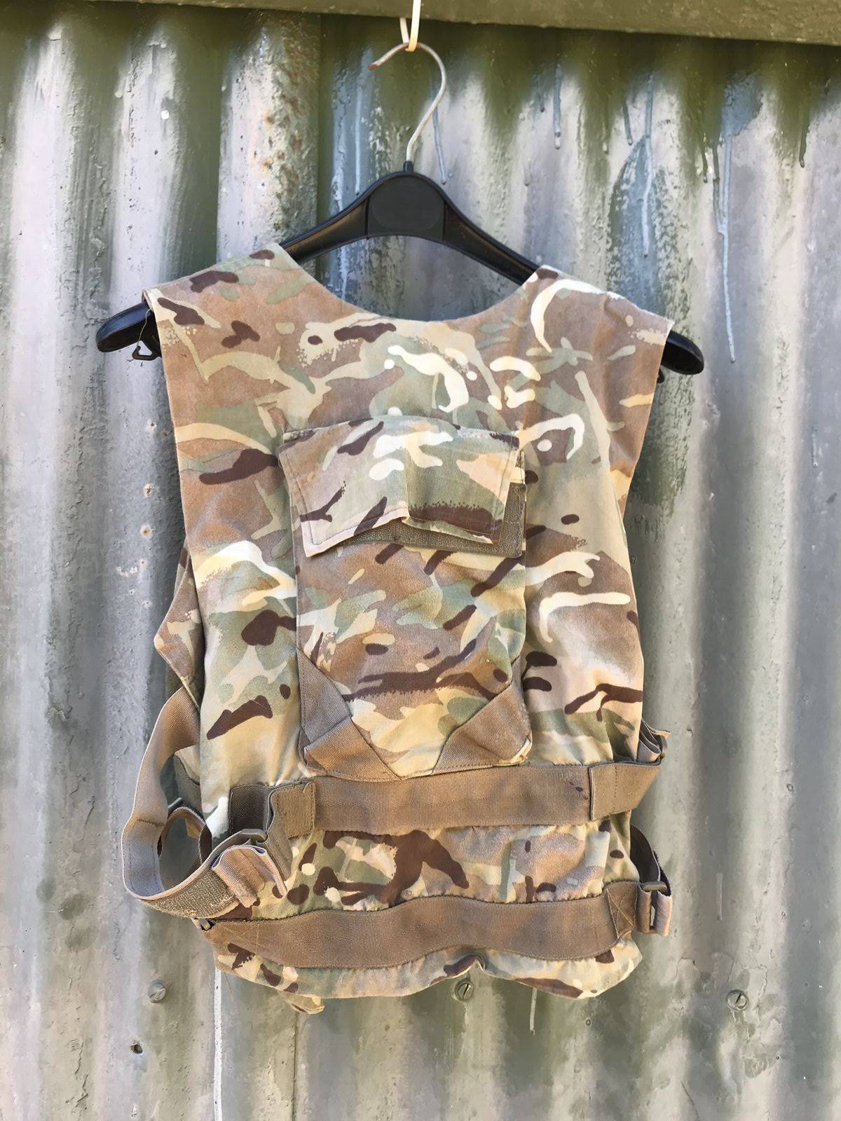 Genuine British Army ECBA Flak Vest MTP Armour Cover | eBay