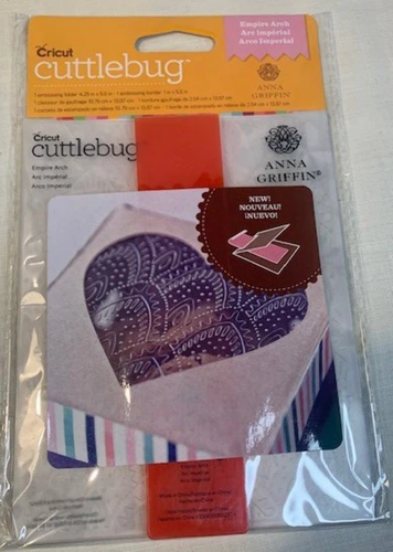 Cricut Cuttlebug Anna Griffin Empire Arch Embossing border folder set ...