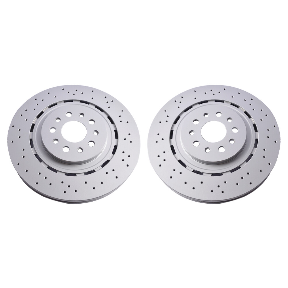 Front Brake Rotors set of 2 670030935 For Maserati Ghibli Quattroporte ...