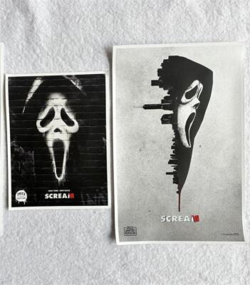 SCREAM VI (6) - Set of 2 Original Promo Movie Posters 2023 MINT Limited ...