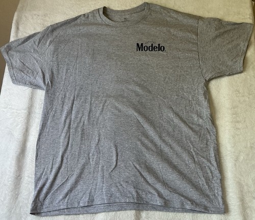 Modelo Cerveza T-shirt, grey, Men’s XL | eBay