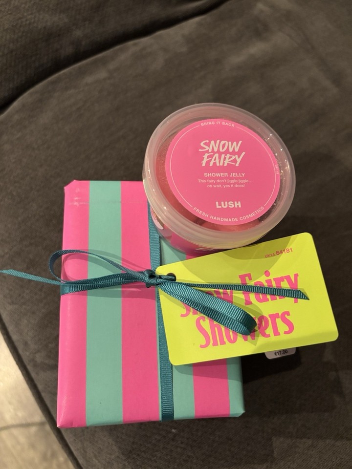 Lush Snow Fairy Little Showers gift set and shower jelly | eBay UK