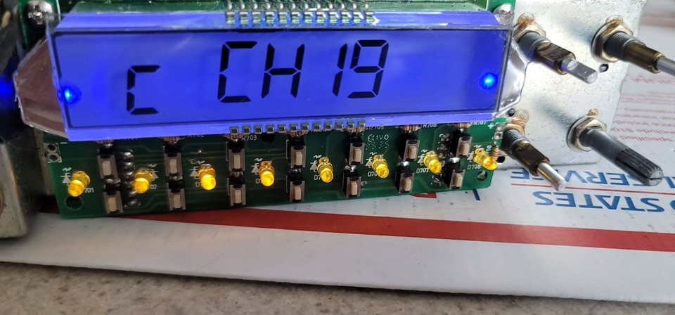 FRONT PANEL W/ DISPLAY CONTROLS SWITCHES FOR RANGER RCI 2950 2970 | eBay