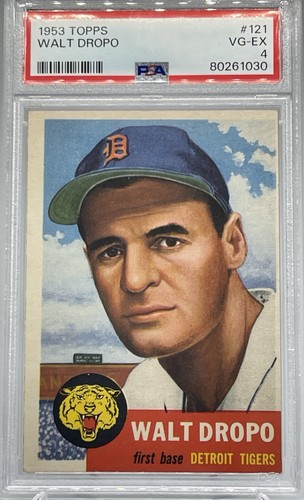 1953 Topps Walt Dropo #121 PSA 4 VG-EX Detroit Tigers | eBay