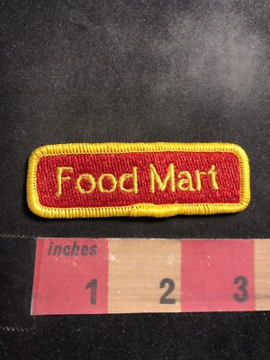 Vtg FOOD MART Advertising Patch - Food, Grocery, Supermarket, Market ...