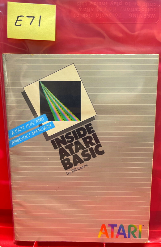 INSIDE ATARI BASIC MANUAL Guide Book for 400/800/XL/XE Personal ...