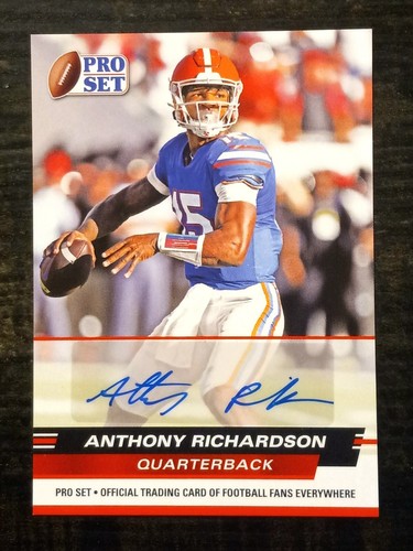 🔥ANTHONY RICHARDSON PRO SET ROOKIE AUTO INDIANAPOLIS COLTS AUTOGRAPH RC ...