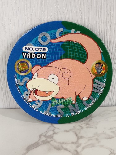 Pokemon Menko Disc Slowpoke Yadon 079 | eBay