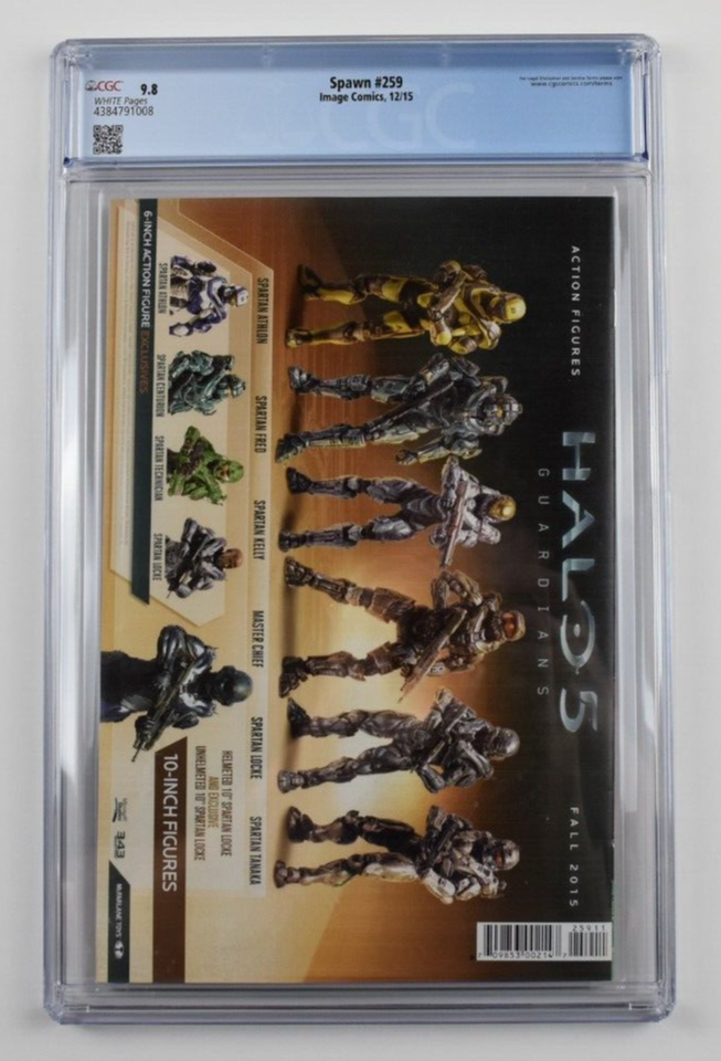 Spawn #259 CGC 9.8 White Pages Todd McFarlane Eric Larsen Satan Saga Wars Part 1 | eBay UK
