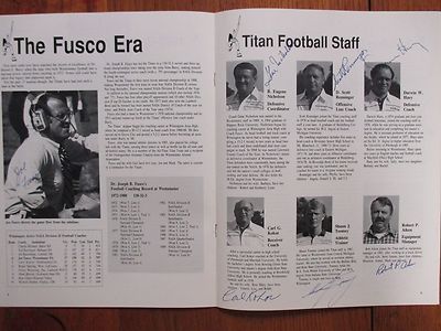 JOE FUSCO/GENE NICHOLSON/SCOTT RENNINGER Signed 1989 Westminster ...