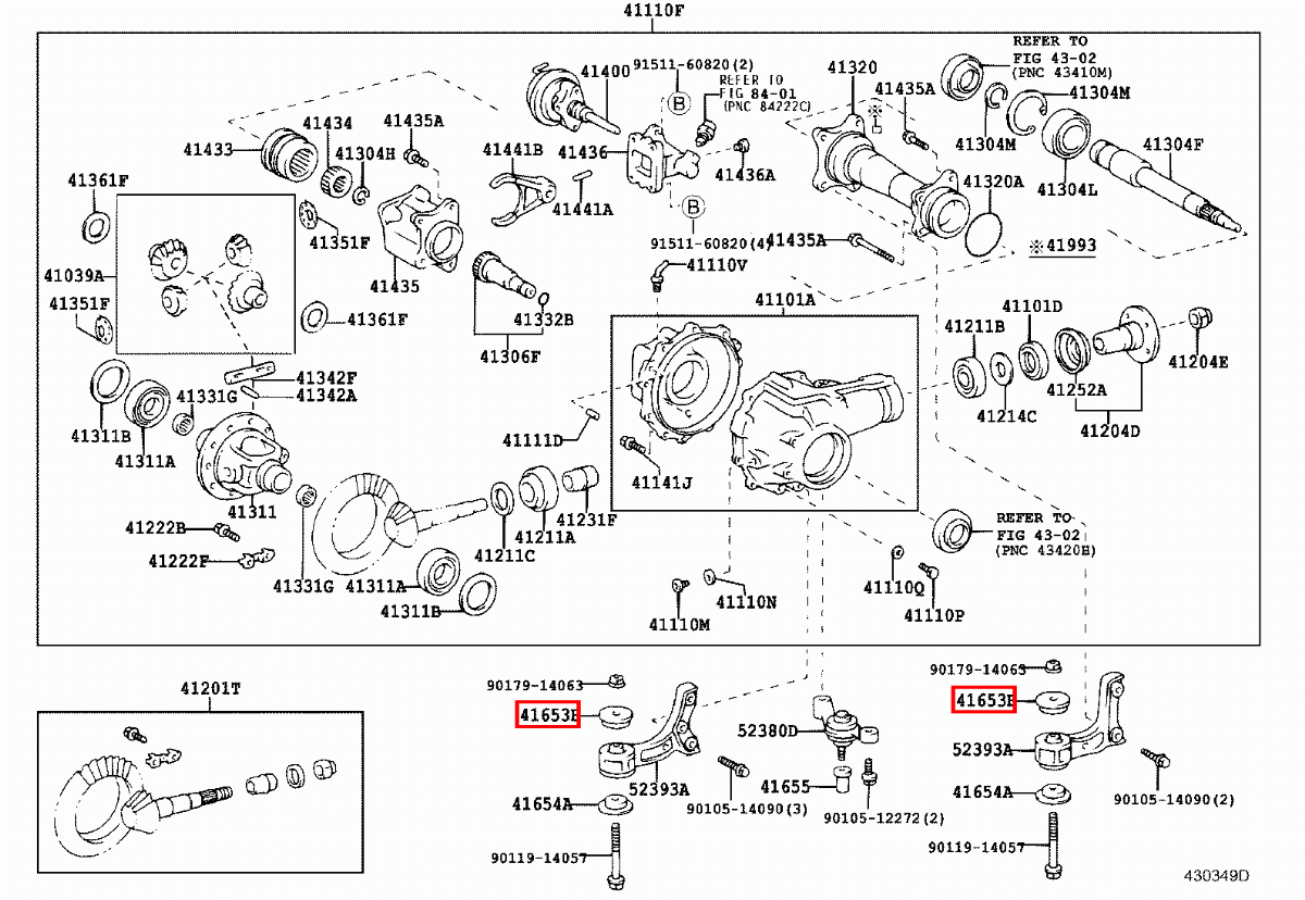 Genuine Toyota Prado VZJ90 RZJ95 RZJ90 Front Diff Mount Upper Bush ...