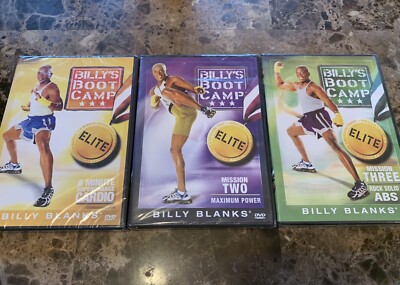 Billy Blanks Bootcamp Bundle (3 DVD, Lot, 8 Minute Cardio, Maximum ...