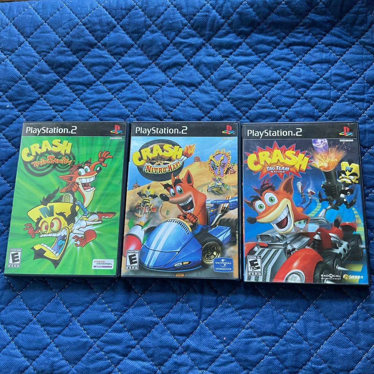 Playstation 2 Crash Tag Team Racing Crash Bandicoot Crash Tag Team
