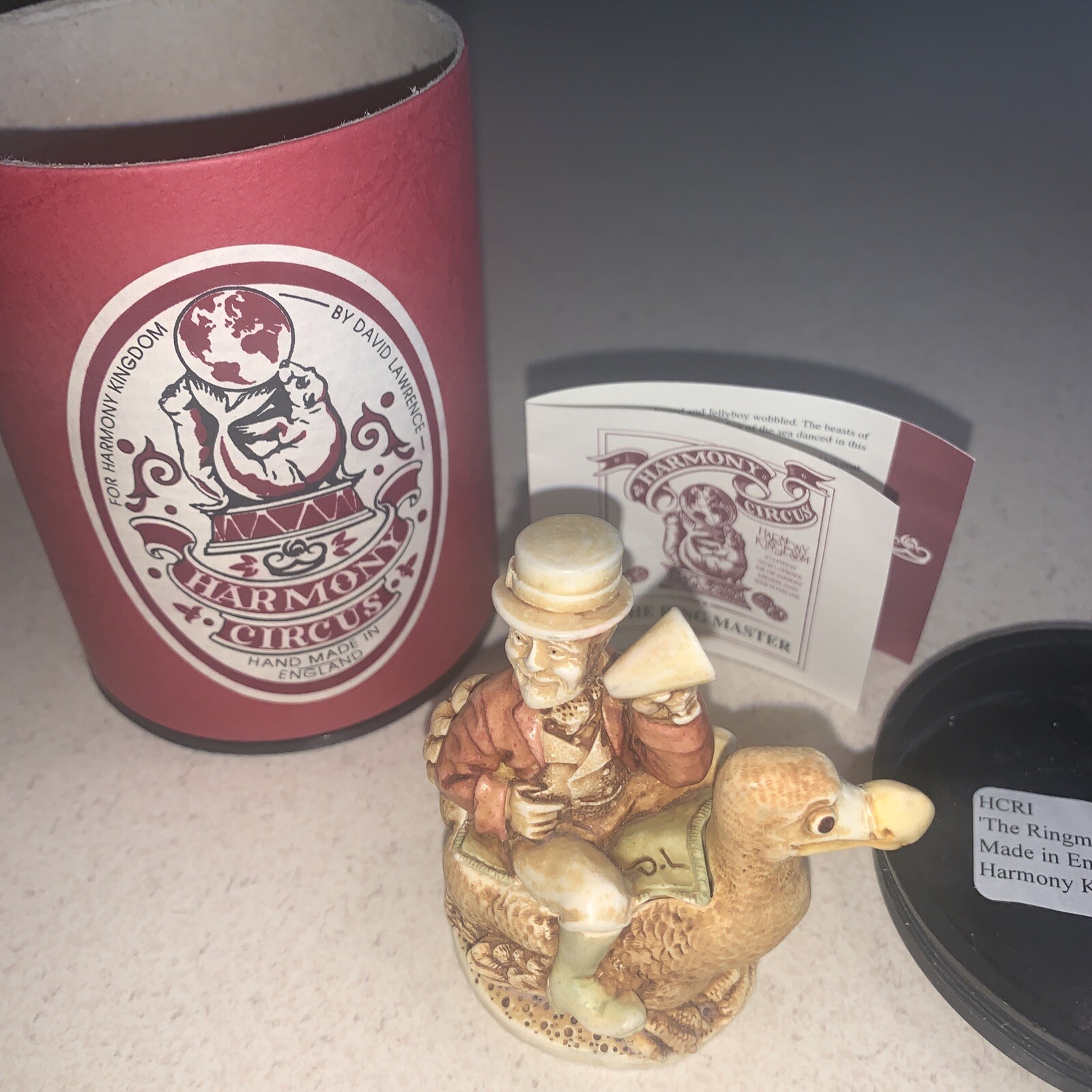 1995 Harmony Kingdom Circus - The RingMaster Box Figurine.~ | eBay