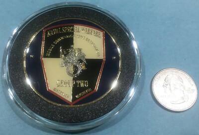 NAVAL SPECIAL WARFARE GROUP TWO (NSWG-2) CHALLENGE COIN MOBILE COMMS ...