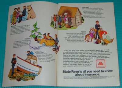 1969 STATE FARM INSURANCE AD HOMEOWNERS BOAT CAR STUCK IN SNOW | eBay