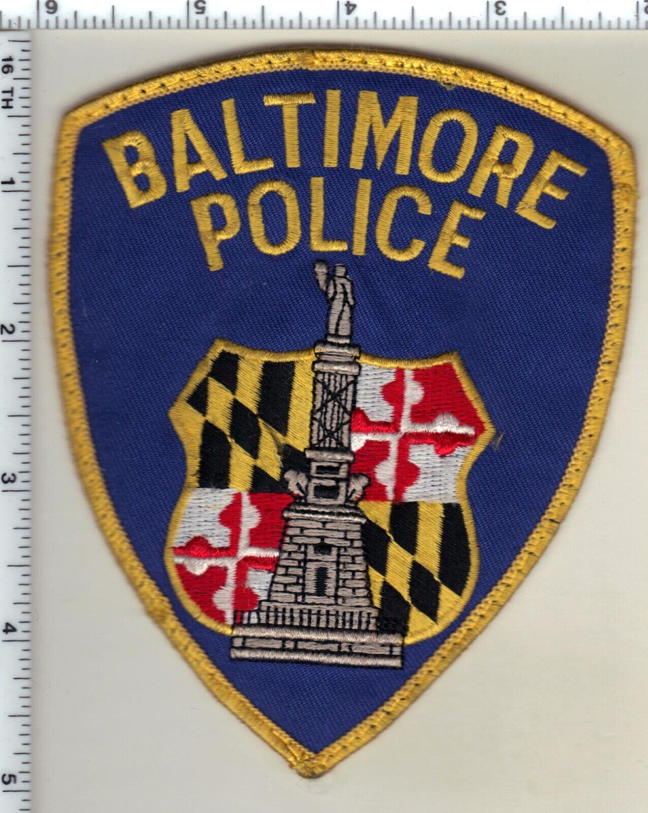 Baltimore City Police Department Shoulder Patch - Beautiful !! | eBay