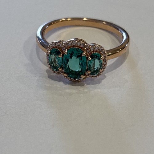 Pandora Rose Three Stone Vintage Ring - 180057C01-54 | eBay